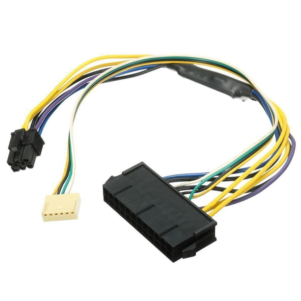 ATX PSU Power Cable 24P to 6P for Z220 Z230 SFF Mainboard server Workstation Black - Walmart.com