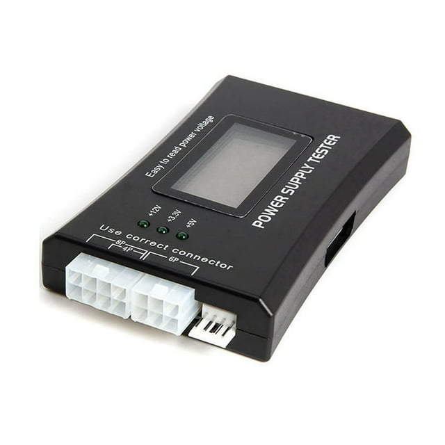 ATX Power Detection Tool Computer Host Tester Portable Metal Shell LCD ...