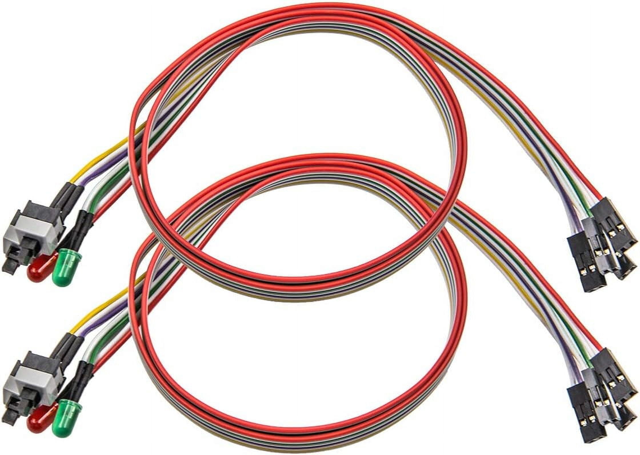 ATX Power Reset Switches For Computer Case, Easy Installation Momentary ...