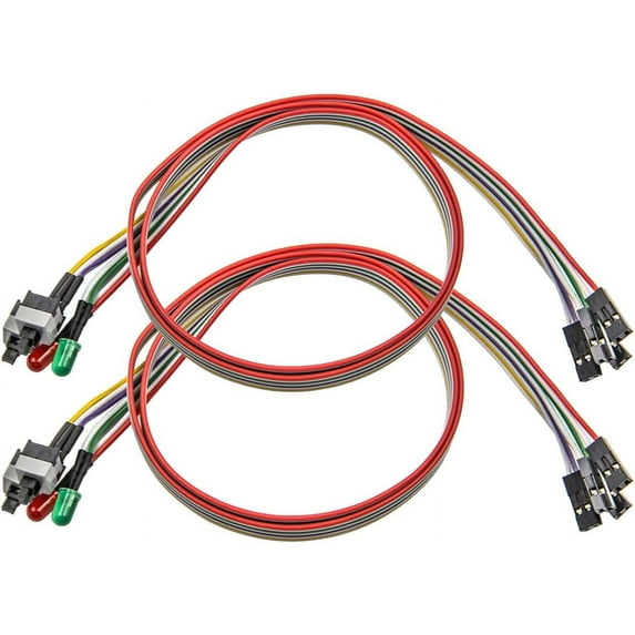 ATX Power Reset Switches For Computer Case, Easy Installation Momentary ...