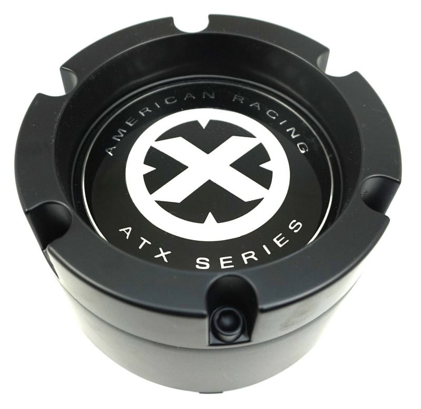ATX Series Matte Black Wheel Center Hub Cap 8 Lug 8x6.5 8x170 for AX186 ...