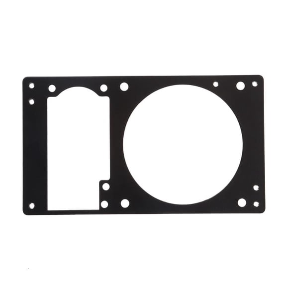 ATX To 1U Power Supply and 8cm Fan Conversion Frame Aluminum Anodized ...