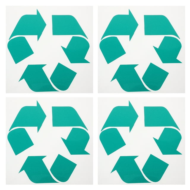 ATriss 4 Pcs Recycle Stickers Trash Bin Labels Premium Self-Adhesive ...