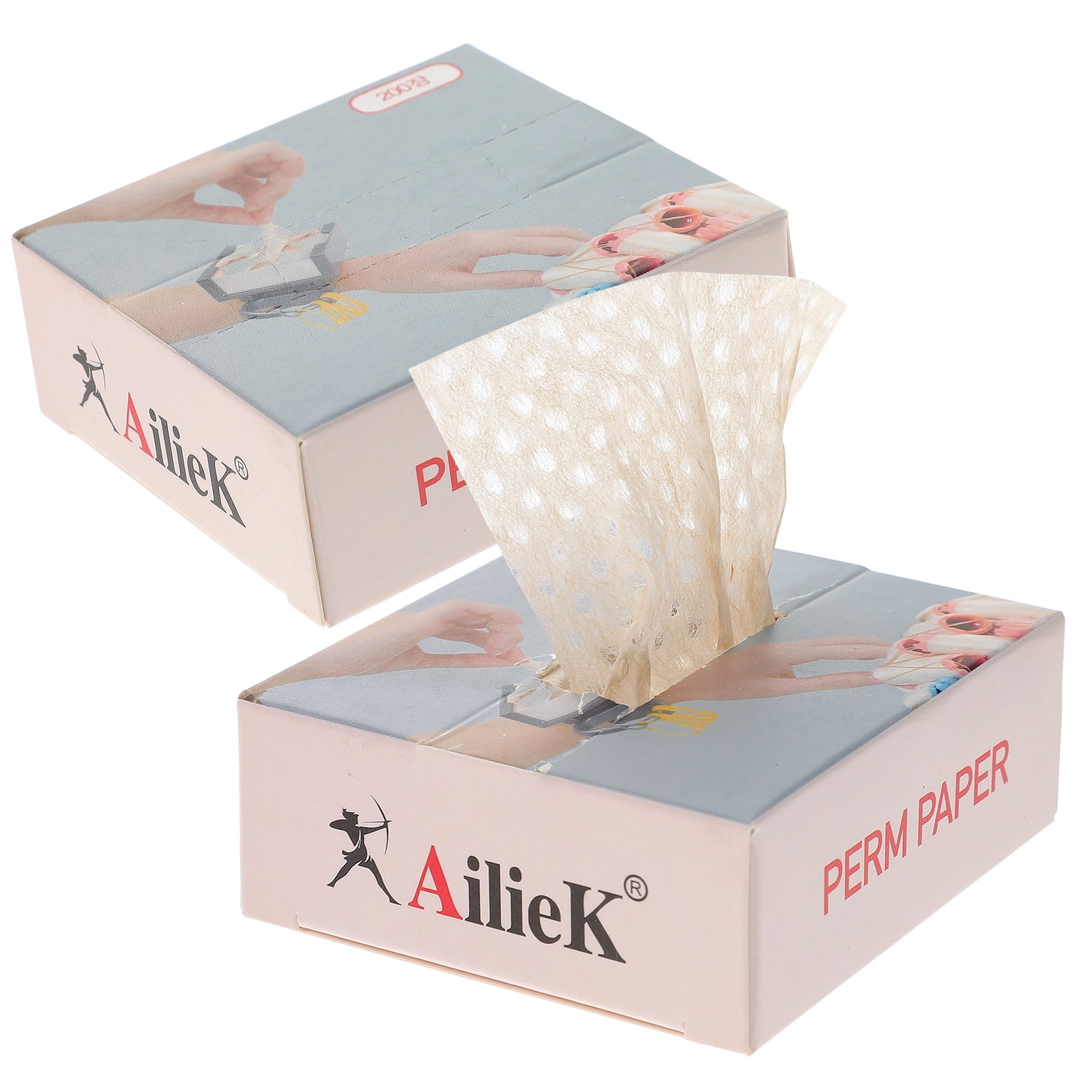 IBASETOY 400Pcs Salon Professional Perm Wraps Paper for Hair Curling ...