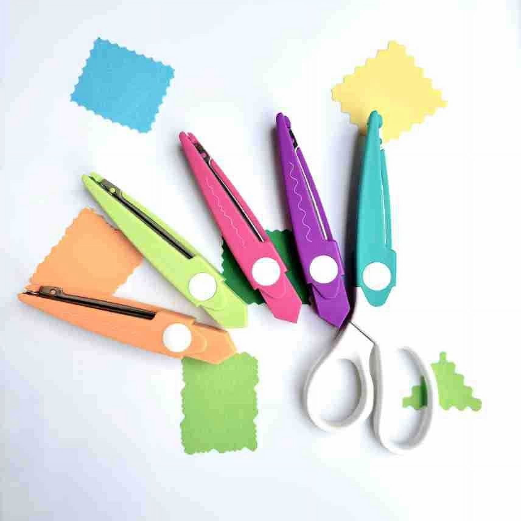 AU Decorative Paper Edge Scissors Set, No Harm To Hands Pattern Scissor ...