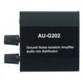 AU-G202 Ground Loop Noise Isolator Audio Mixer with 2 Inputs 2 Outputs ...