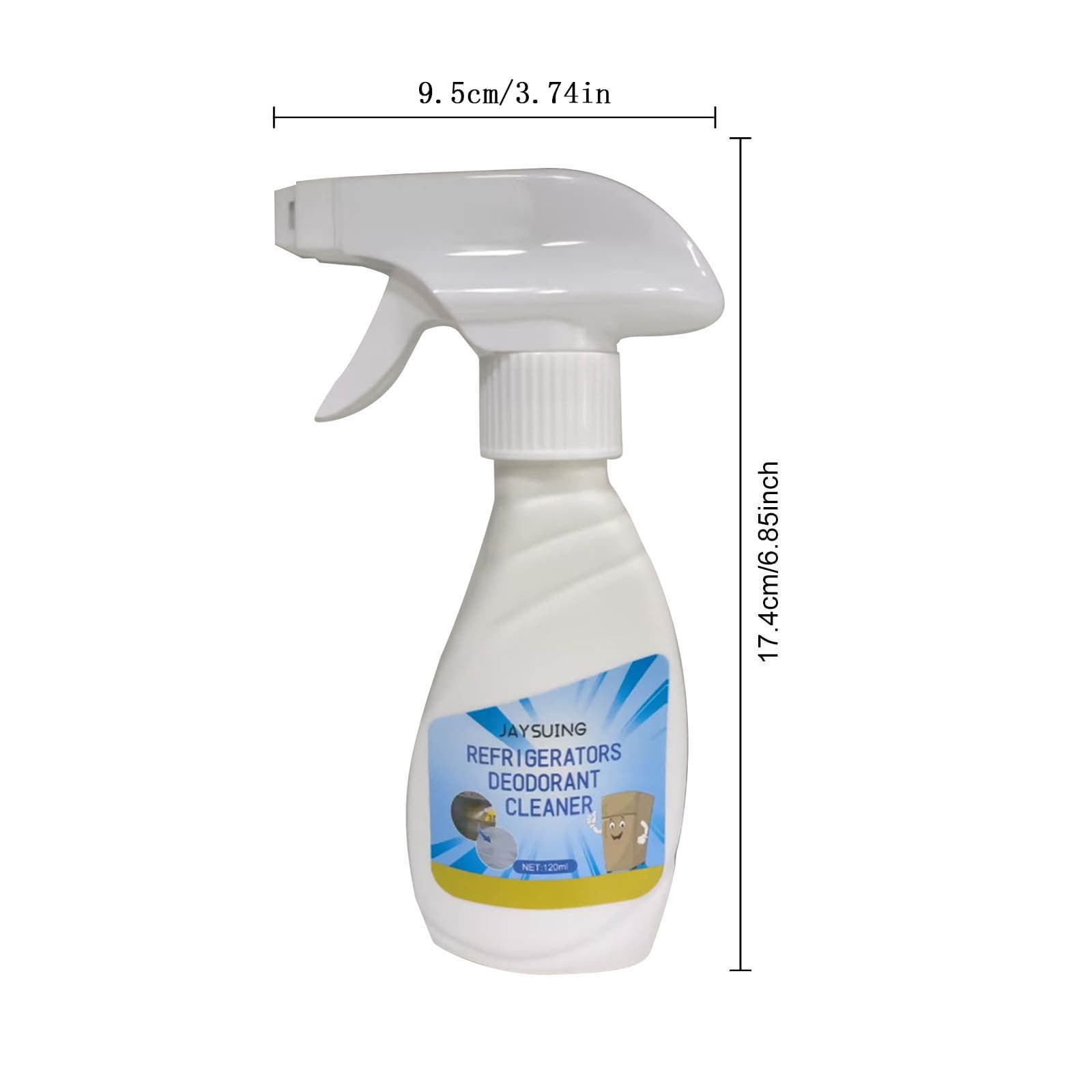 AU Refrigerator Cleaning Freshener Spray, 120ml Fridge and Freezer ...