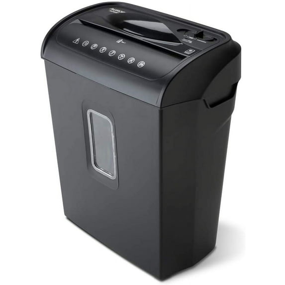 AU608MB High-Security 6-Sheet Micro-Cut Paper Credit Card Shredder with ...