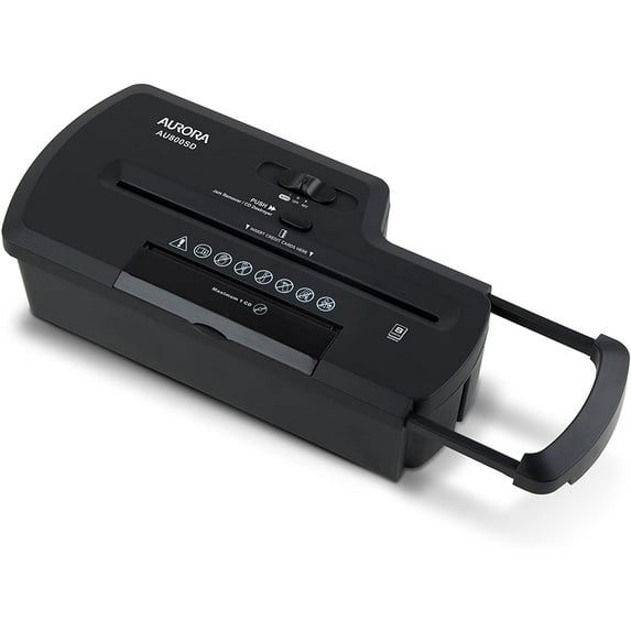 AU800SD Professional Strip Cut Paper Shredder/CD/Credit Card Shredder ...