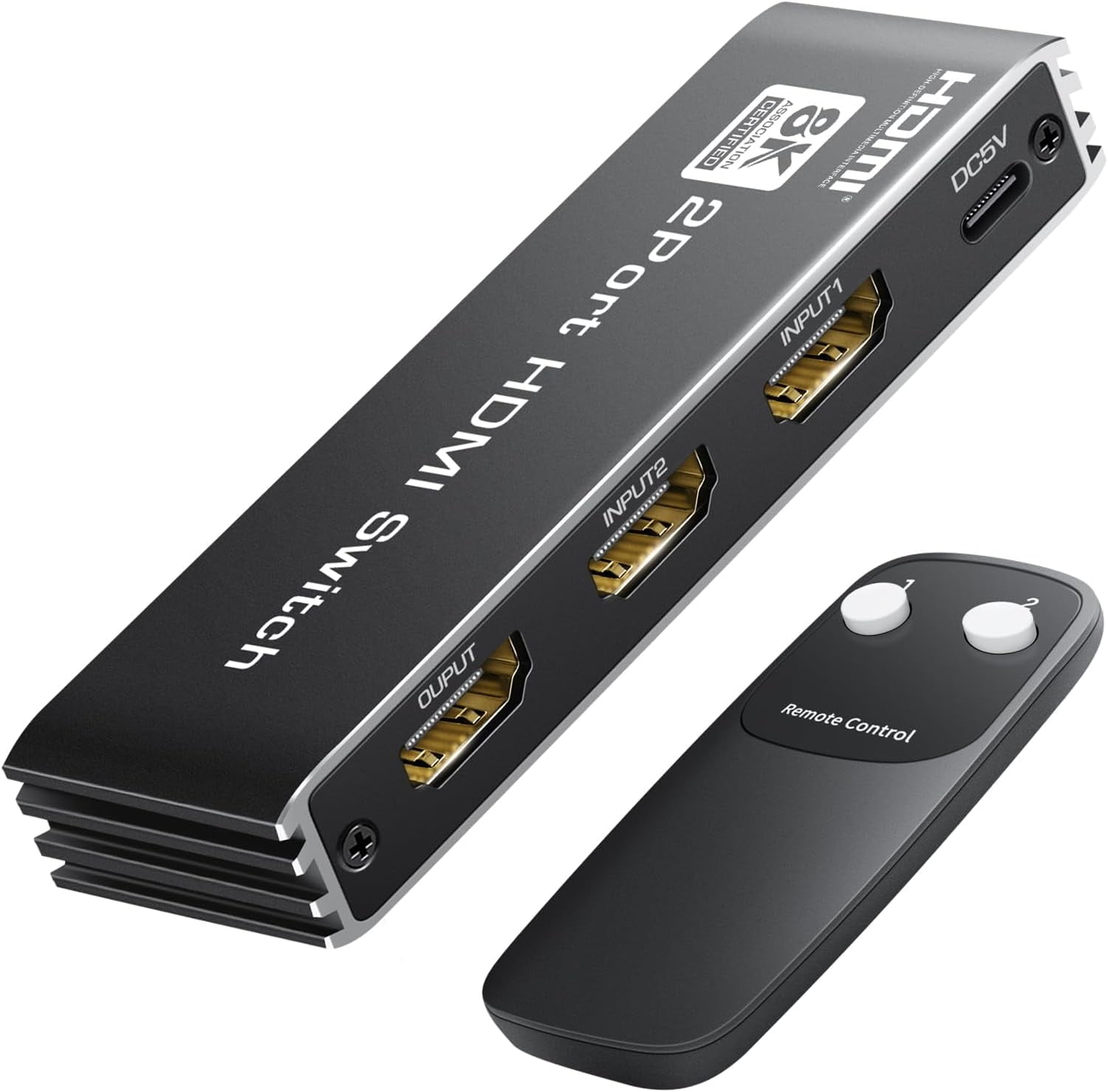 AUBEAMTO 8K HDMI 2.1 Switch 4K@120Hz 8K@60Hz, Bi-Directional 2 in 1 Out ...