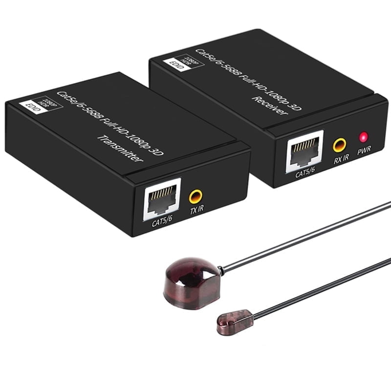 AUBEAMTO Extender HDMI RJ45 HDMI extender cat5 60M HDMI extender audio ...