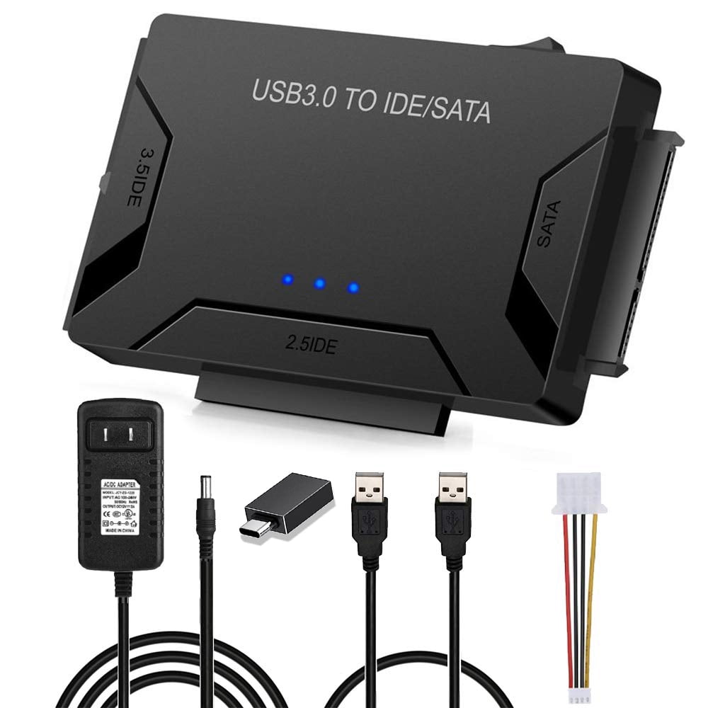 AUBEAMTO USB 3.0 / USB C to IDE and SATA Converter External Hard Drive ...