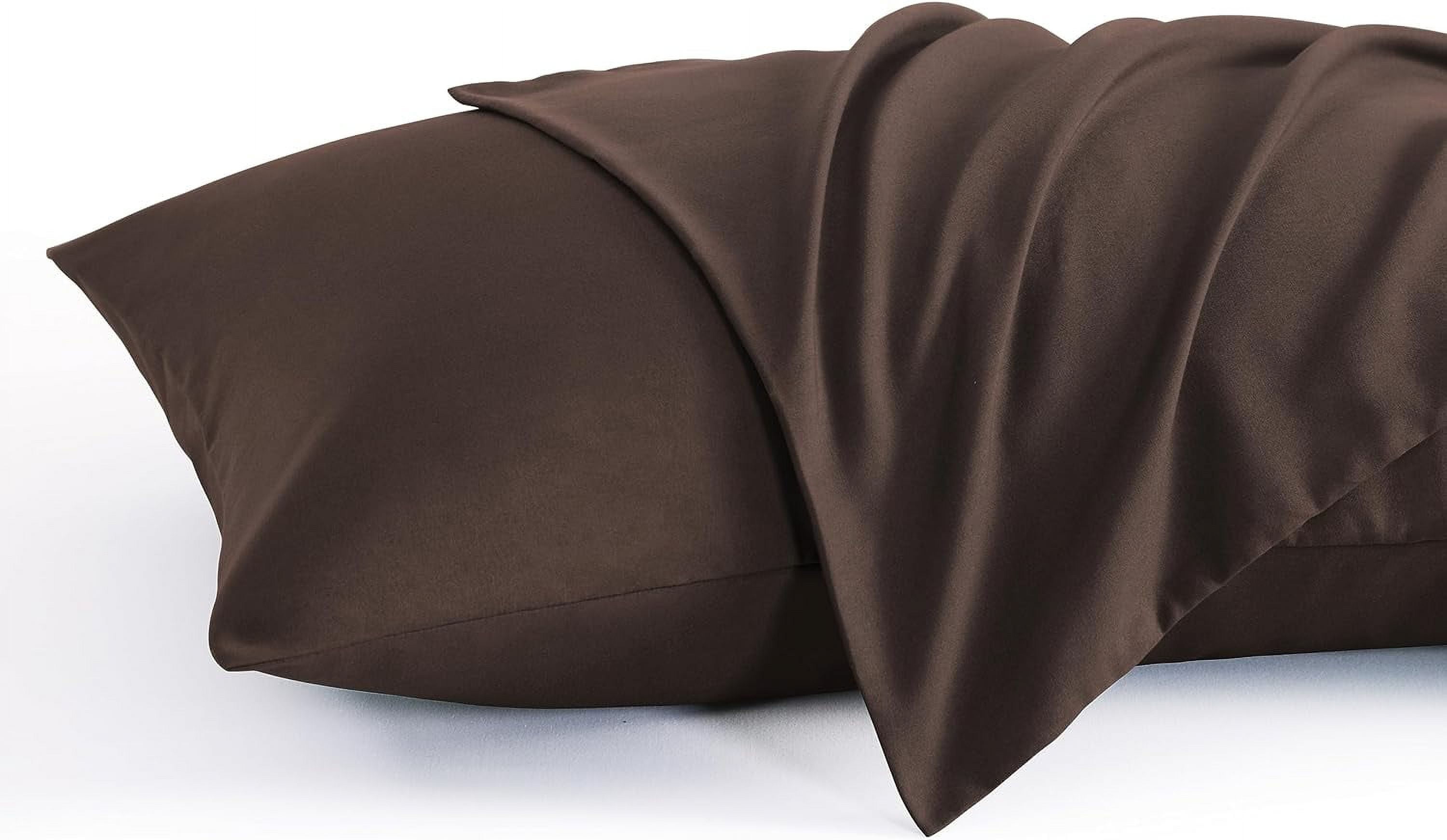 AUCOOD-Queen Pillow Cases Set of 2, 2 Pack Brushed Microfiber 20x30 ...