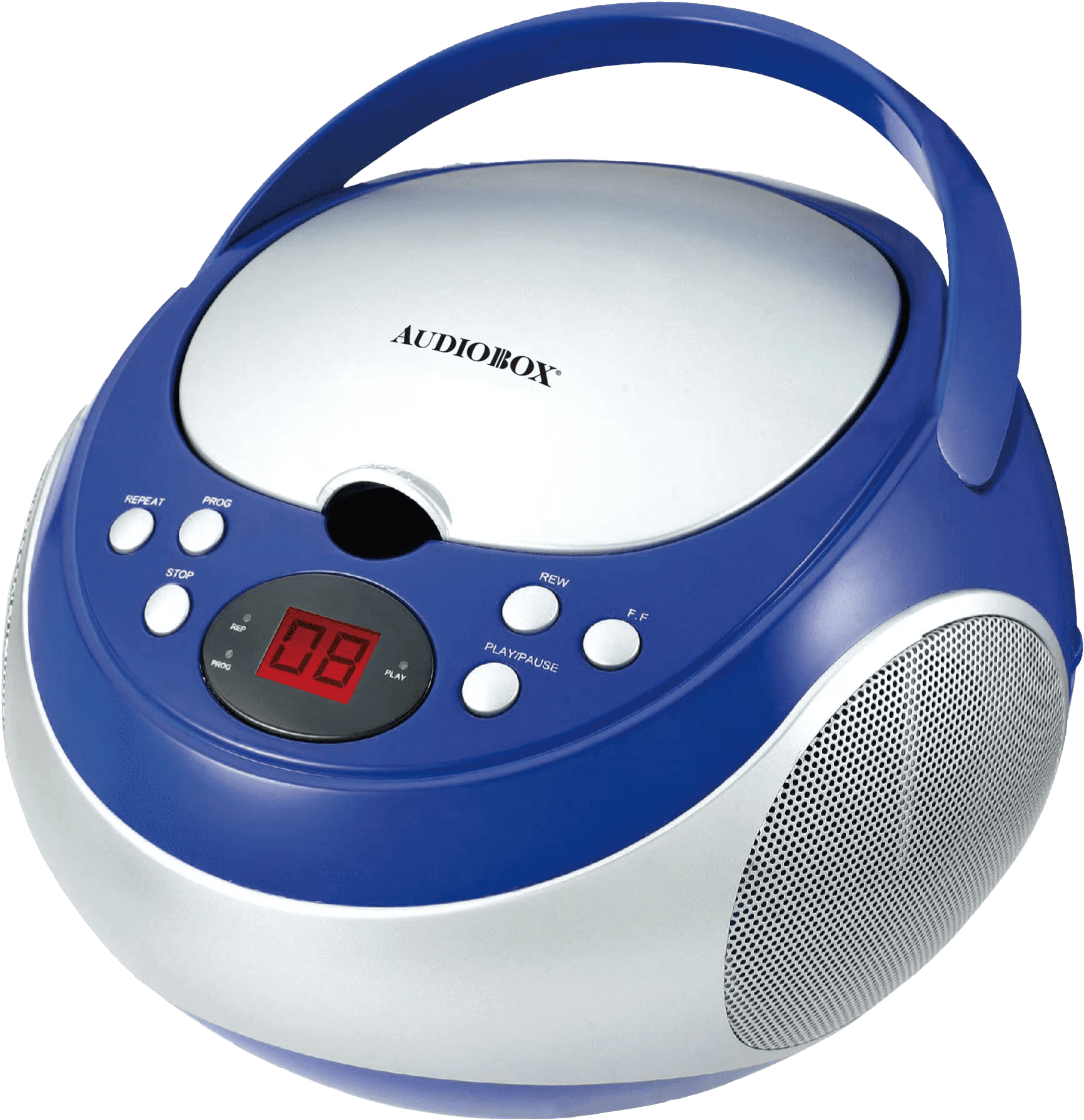 Audiobox CDX-100 Portable CD Player with AM/FM Stereo Radio, Travel ...