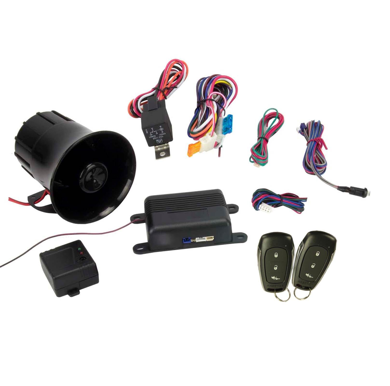 AUDIOVOX PRESTIGE APS25E Remote Car Alarm Security System Shock Sensor ...