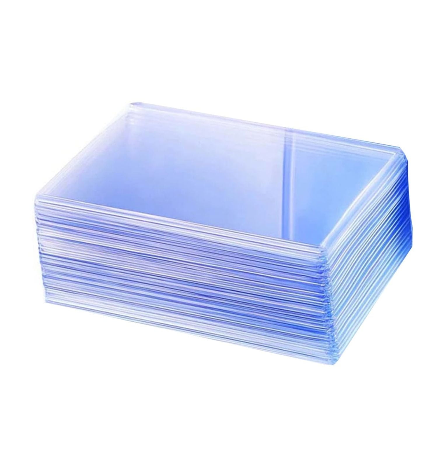 AUDeals 10PCS Card Sleeve Hard Plastic Card Protector Card Holder for ...