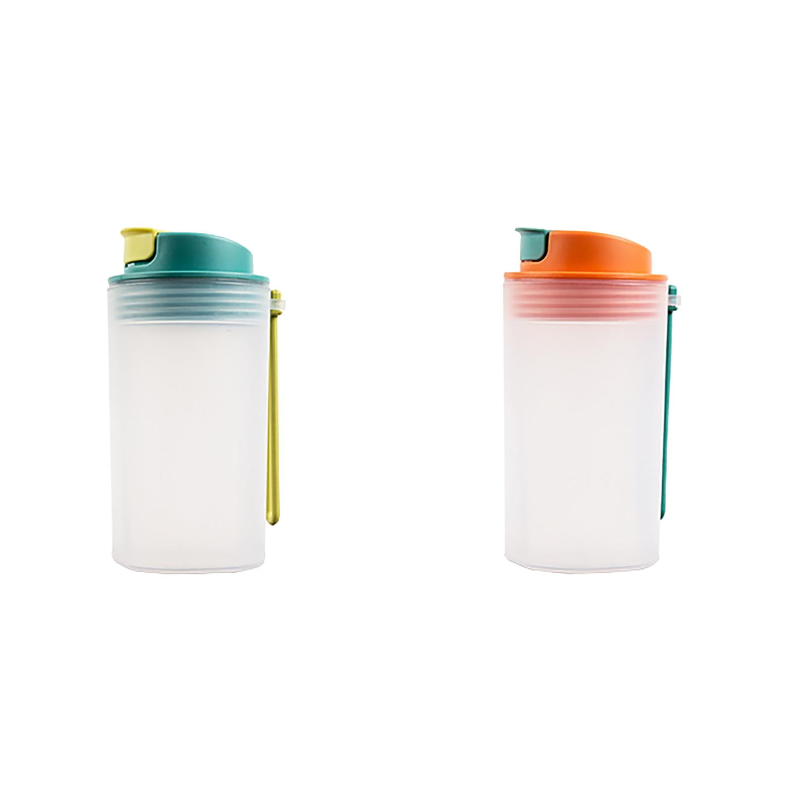AUDeals 11.8 Oz Single Layer Plastic Cup Protein Powder Shaker Shaker ...