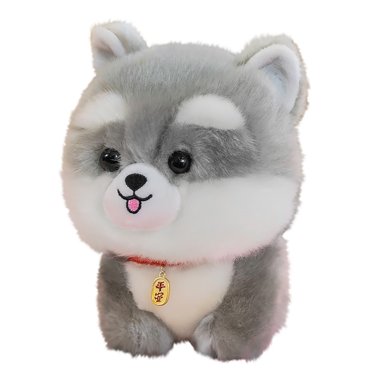 AUDeals ‌20cm Plush Toy Kawaii Realistic Stuffed Animal Puppy with ...