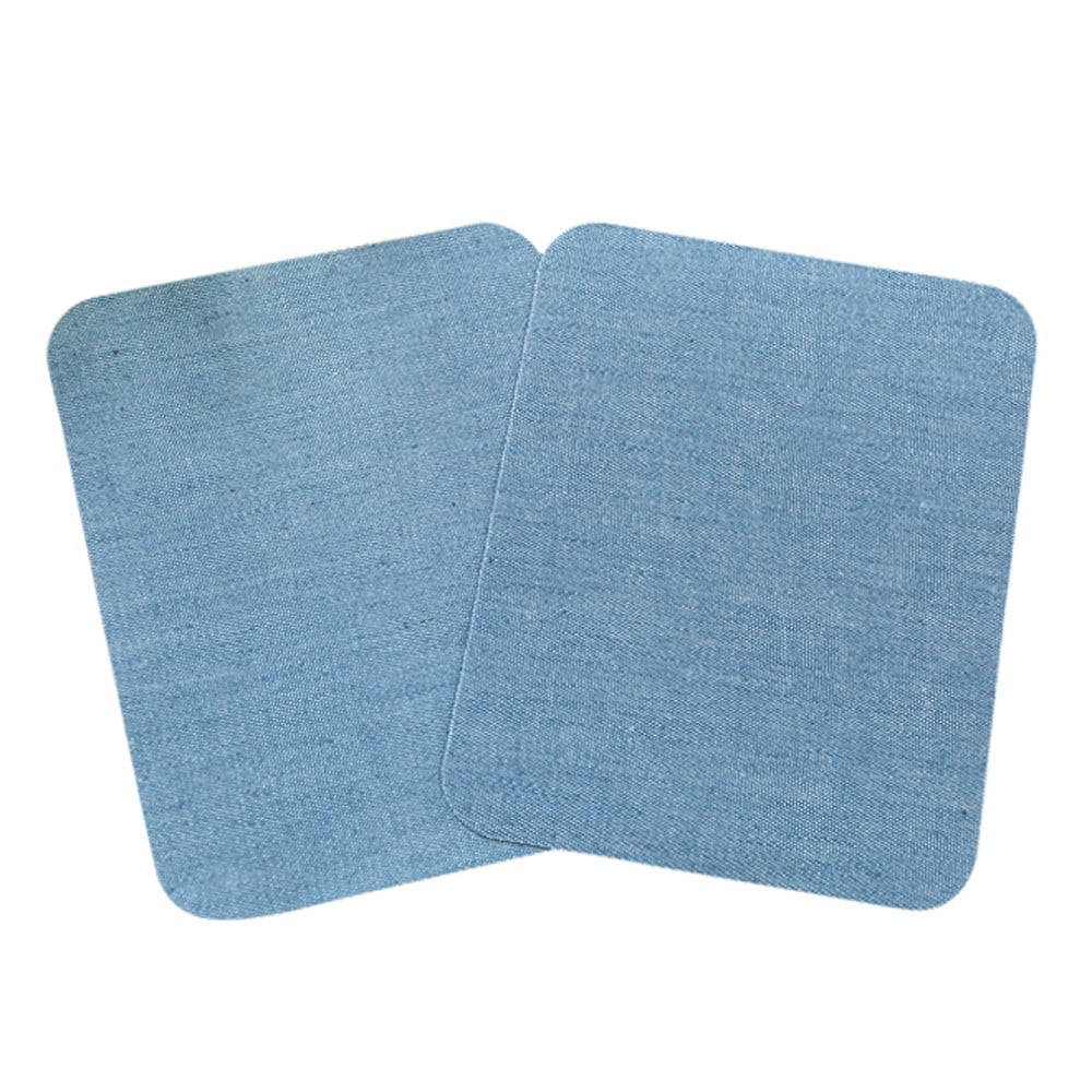 AUDeals 2Pcs Jeans Patch Iron on Inside 4.9x3.85 Inch Decorative Jeans ...