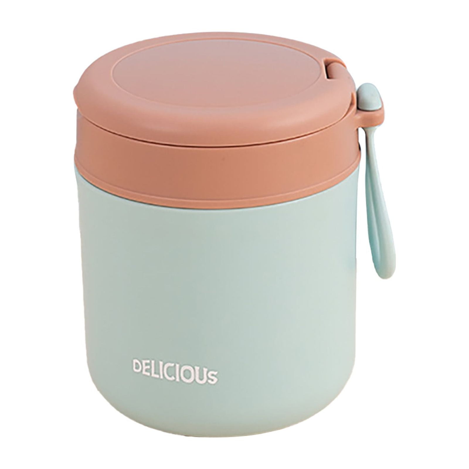 AUDeals 304 Stainless Steel Insulated Soup Cup Leak-Proof Lid Food ...