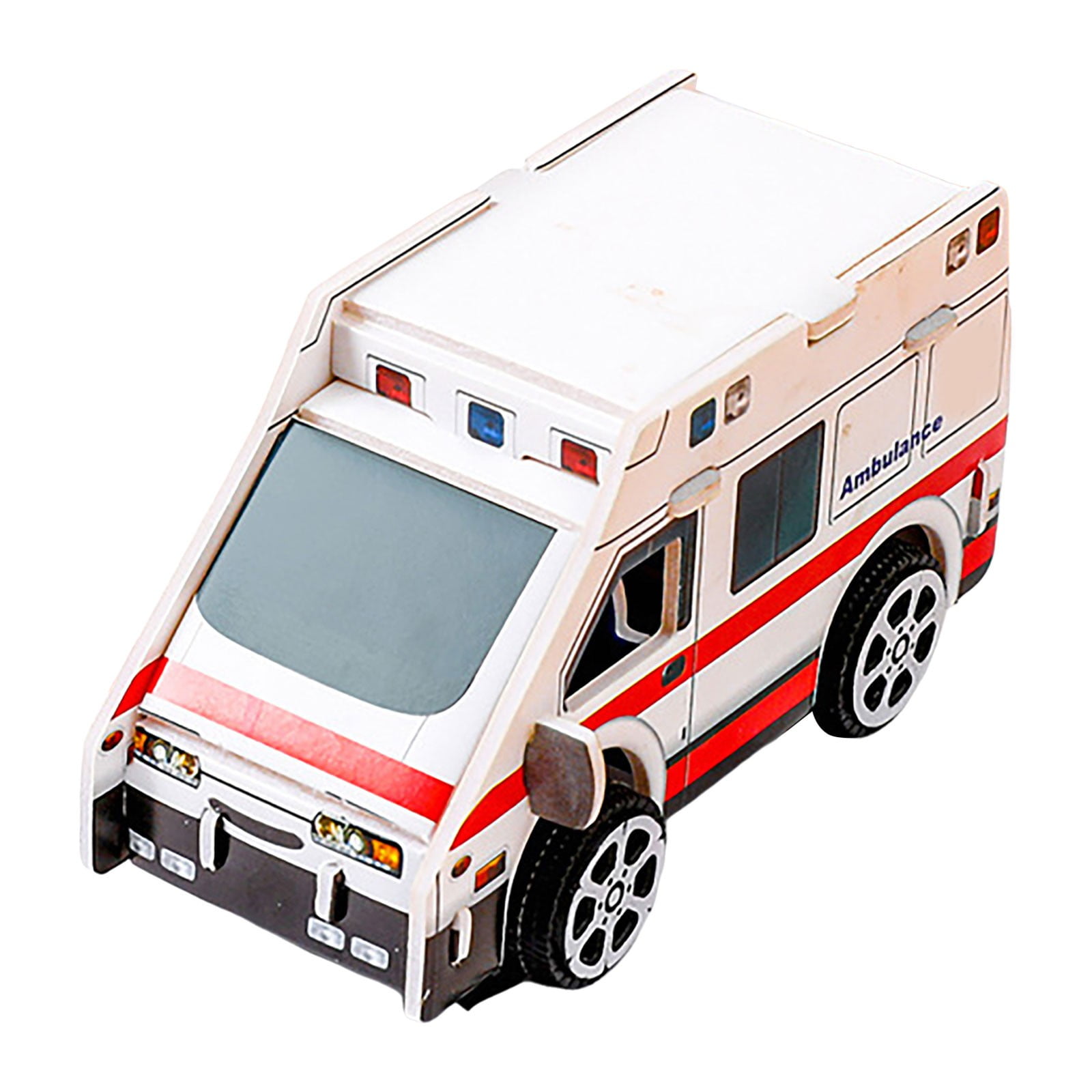 AUDeals 3D Paper Model Car Kit DIY Educational Toys Pre-Cut Cardboard ...