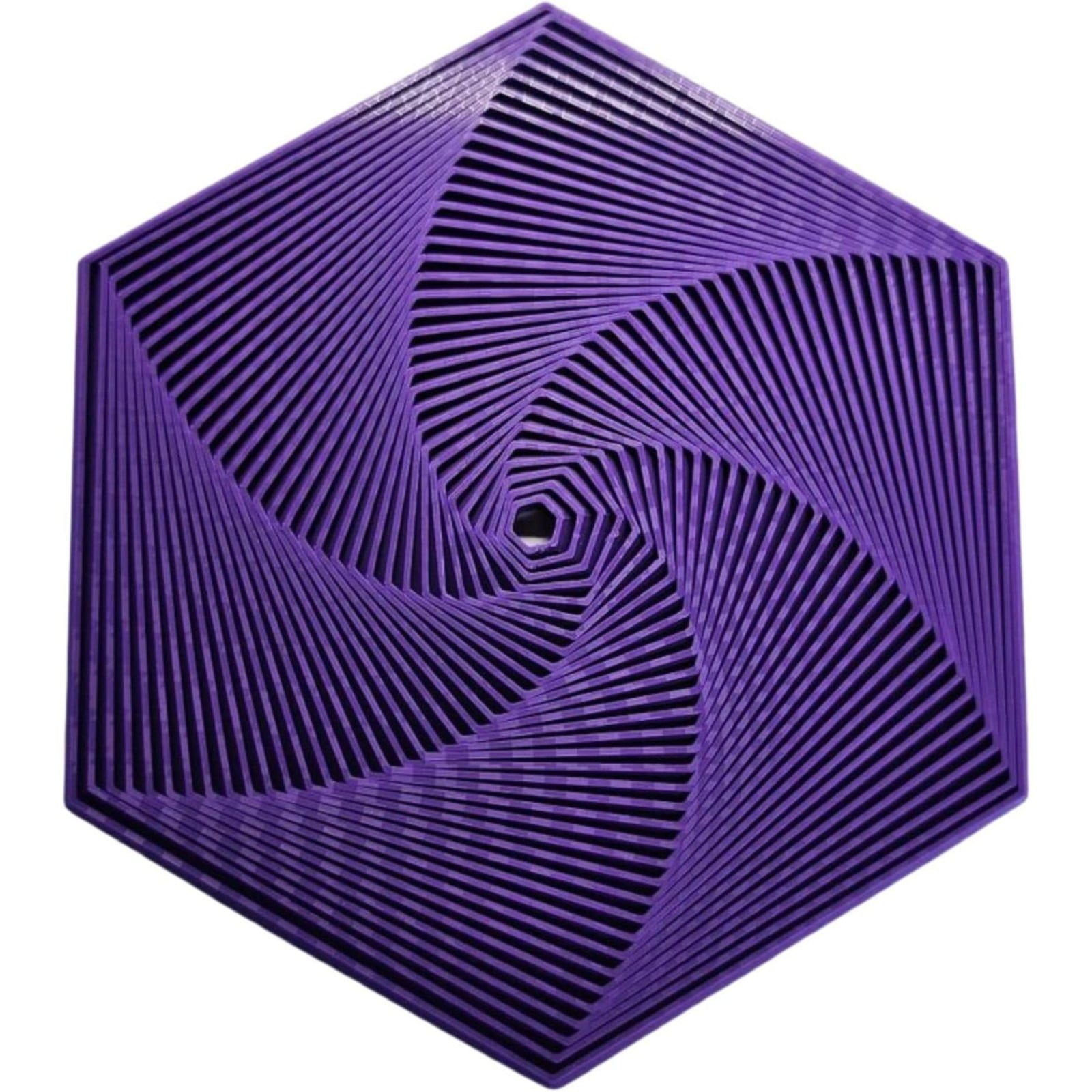 AUDeals 3D-Printed Fractal Fidget Hexagon, Fractal Hexagon Cubes Popit ...
