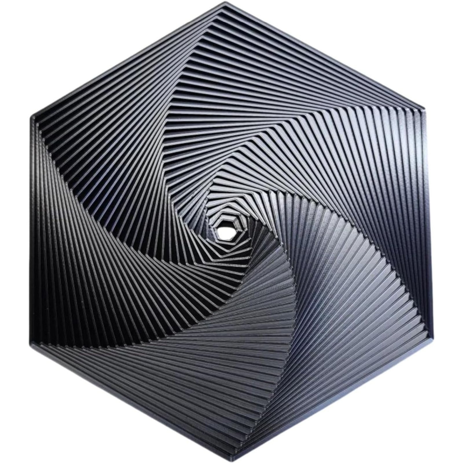 AUDeals 3D-Printed Fractal Fidget Hexagon, Fractal Hexagon Cubes Popit ...