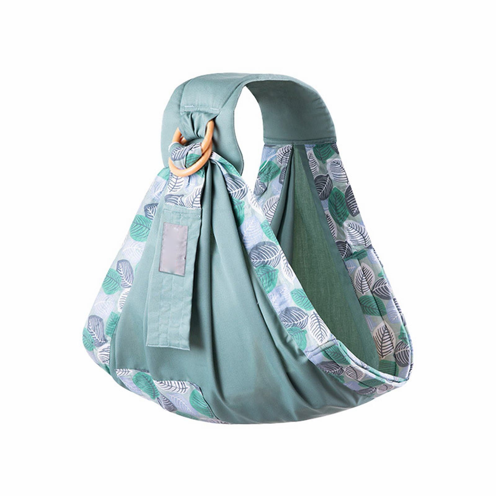 AUDeals 4-in-1 Baby Wrap Carrier Sling, Breathable Mesh Stretchy ...