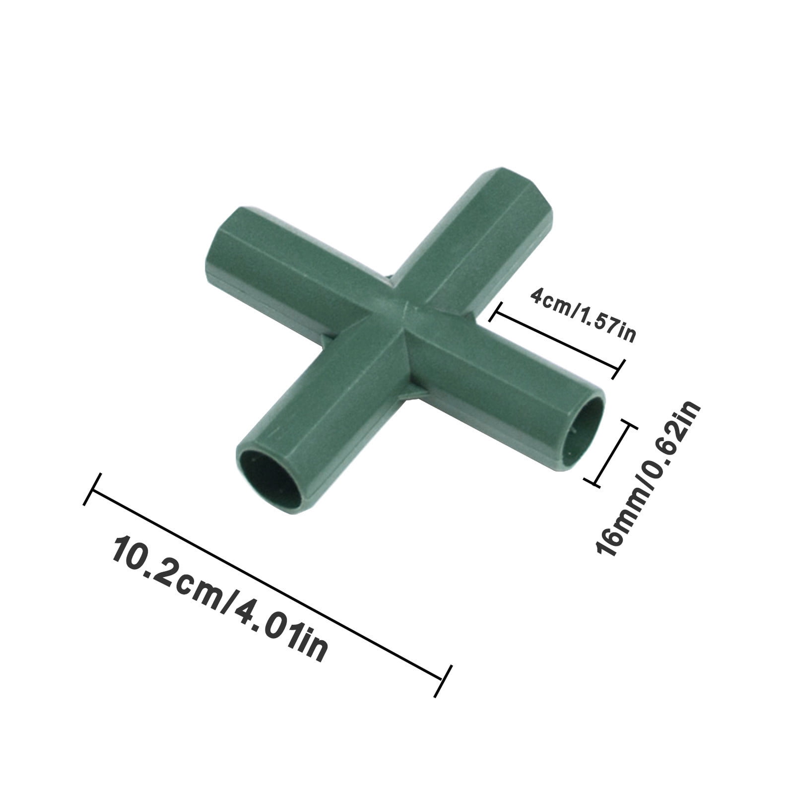 AUDeals 5PCS Plastic Garden Plant Awning Joints Connector Frame ...