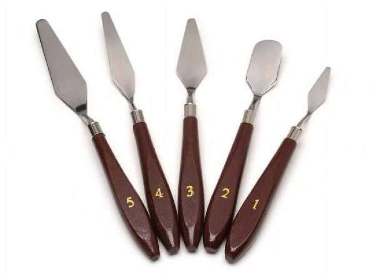 AUDeals 5PCs Oil painting color palette knife Painting Knife Set ...