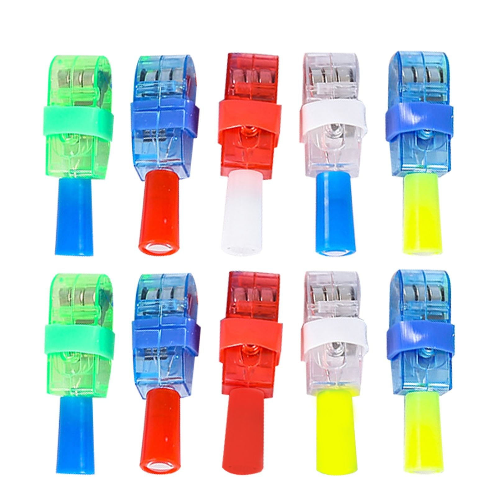 AUDeals 5Pcs LED Finger Lights Mini Finger Flashlights for Kids Glow ...