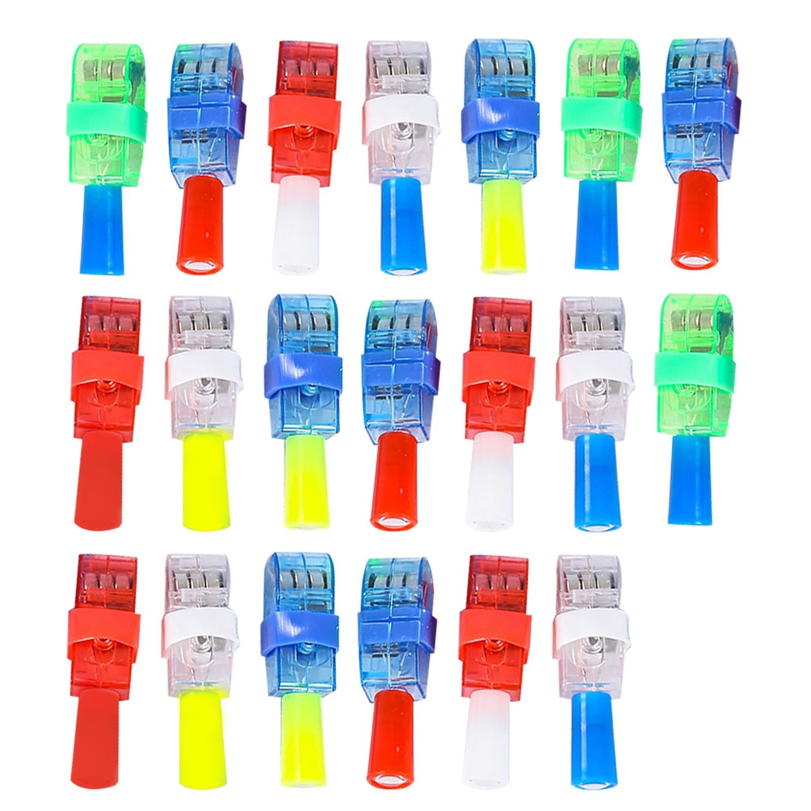 AUDeals 5Pcs LED Glow Finger Lights for Kids Party Favors, Mini ...