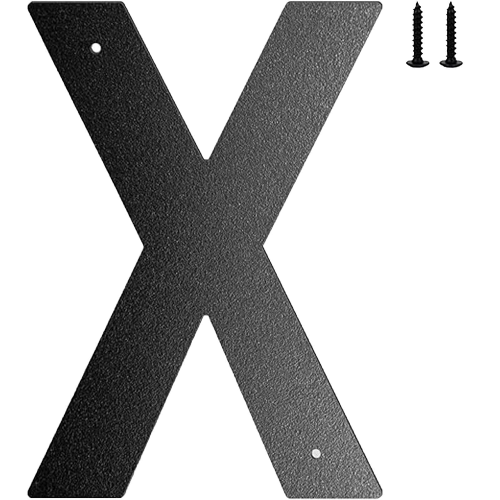 AUDeals 6 Inch Metal House Number Metal Letters House Address Number ...