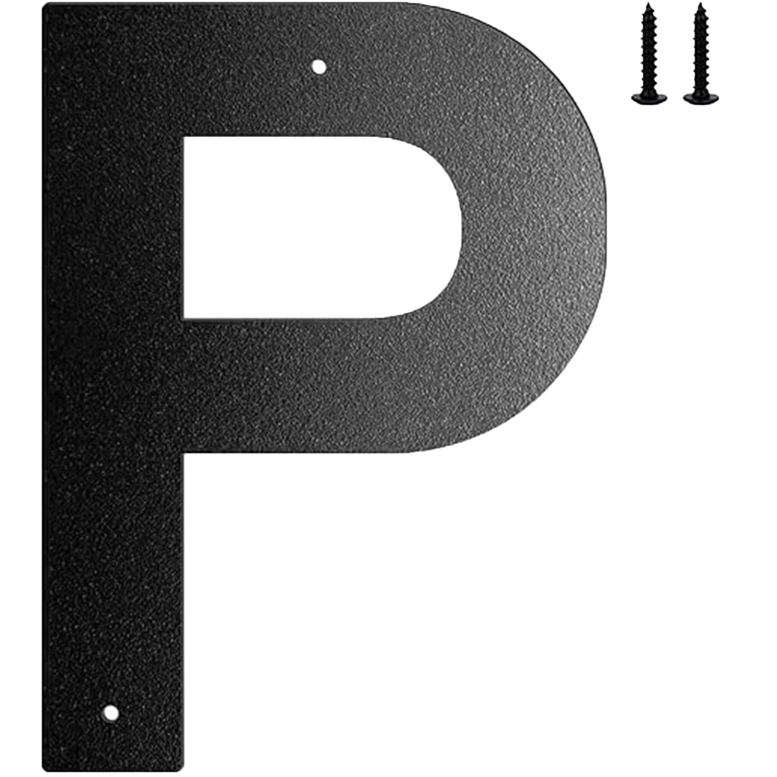 AUDeals 6 Inch Metal House Number Metal Letters House Address Number ...