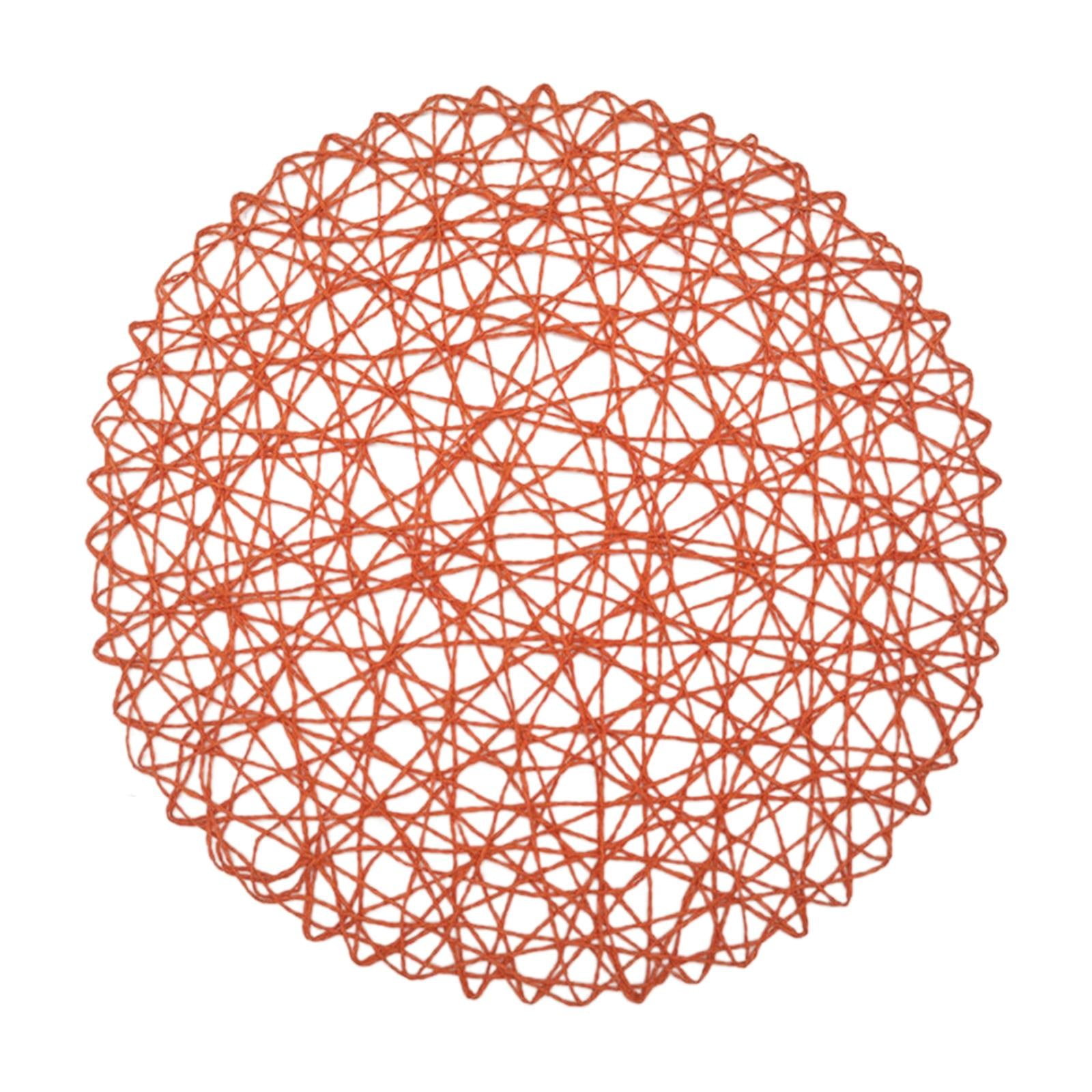 AUDeals 6 Pack Fine Paper Rope Messy Knitting Placemats Paper Placemats ...