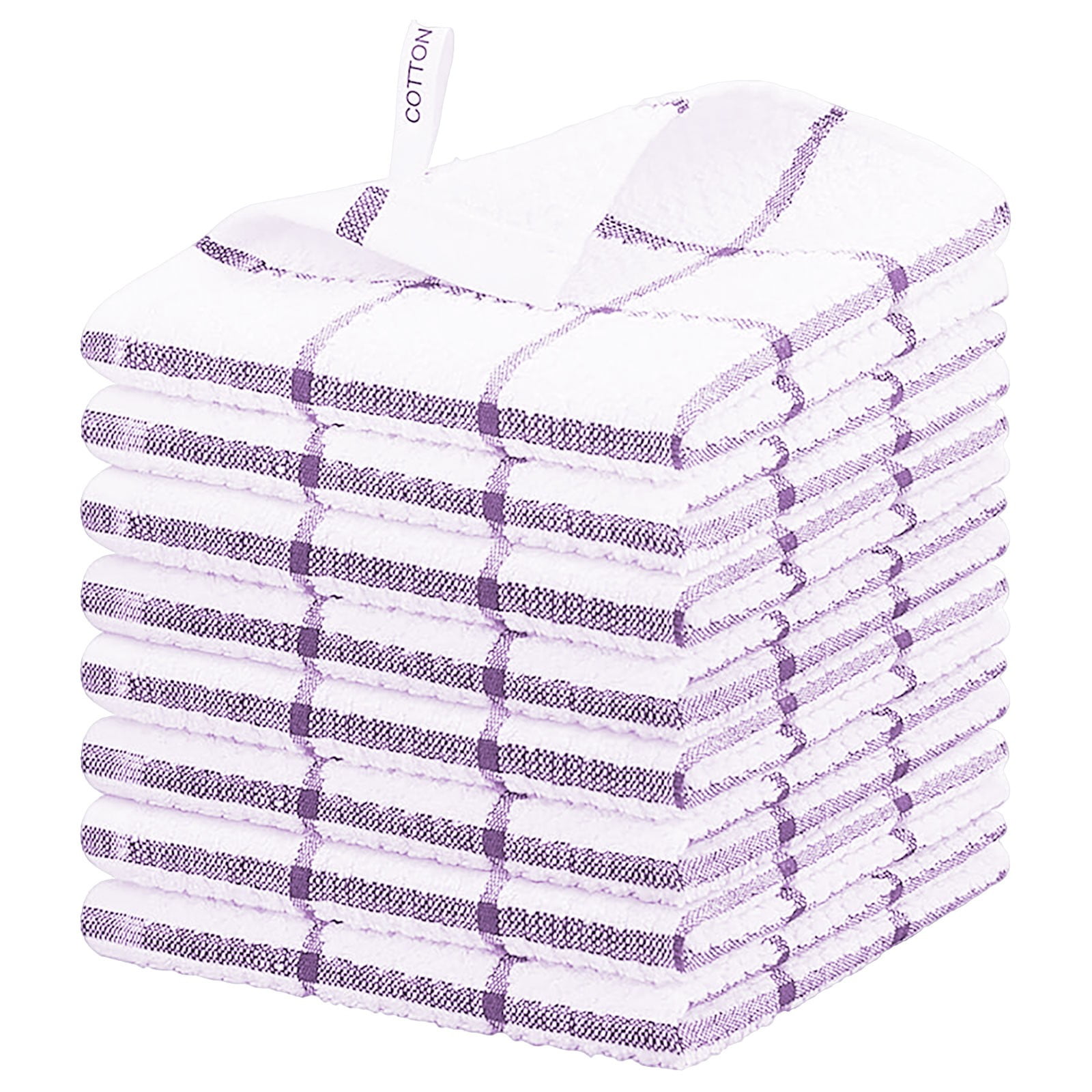 AUDeals ‌8PC Super Absorbent Microfiber Kitchen Towels‌ | ‌Lint-Free ...