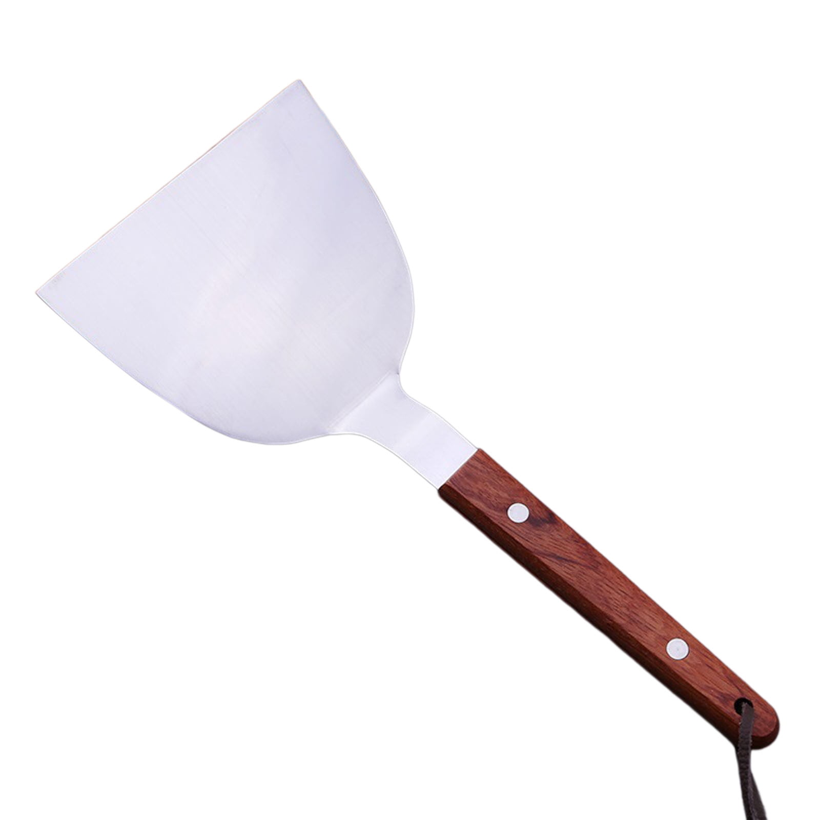 AUDeals ABC Brand Frying Shovel with Plastic Handle Stainless Steel ...