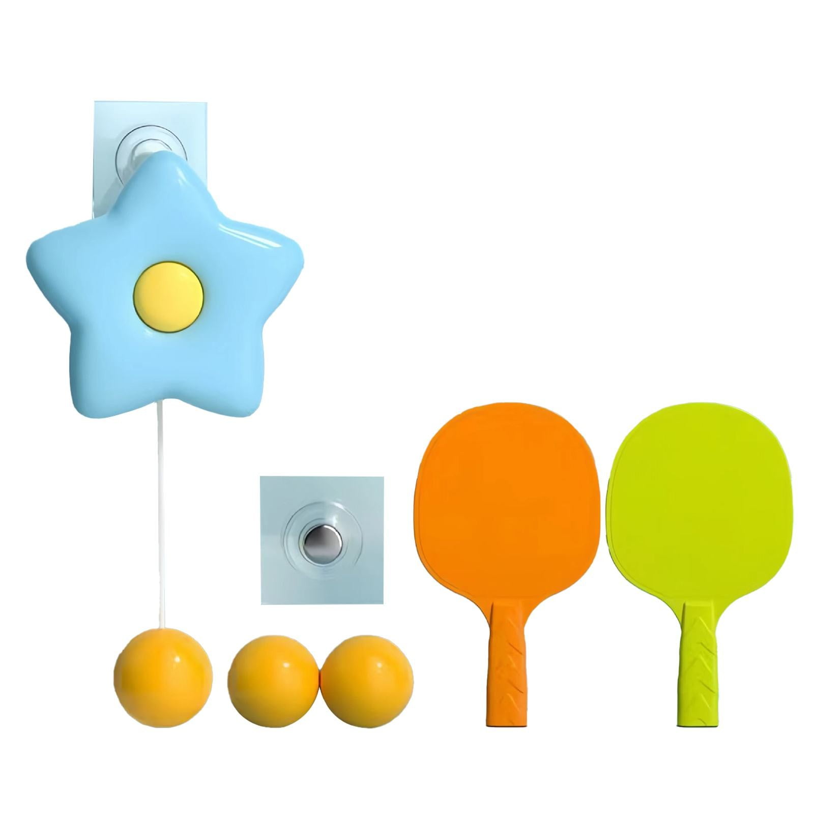 AUDeals Adjustable Hanging Table Tennis Trainer Portable Door-Mounted ...