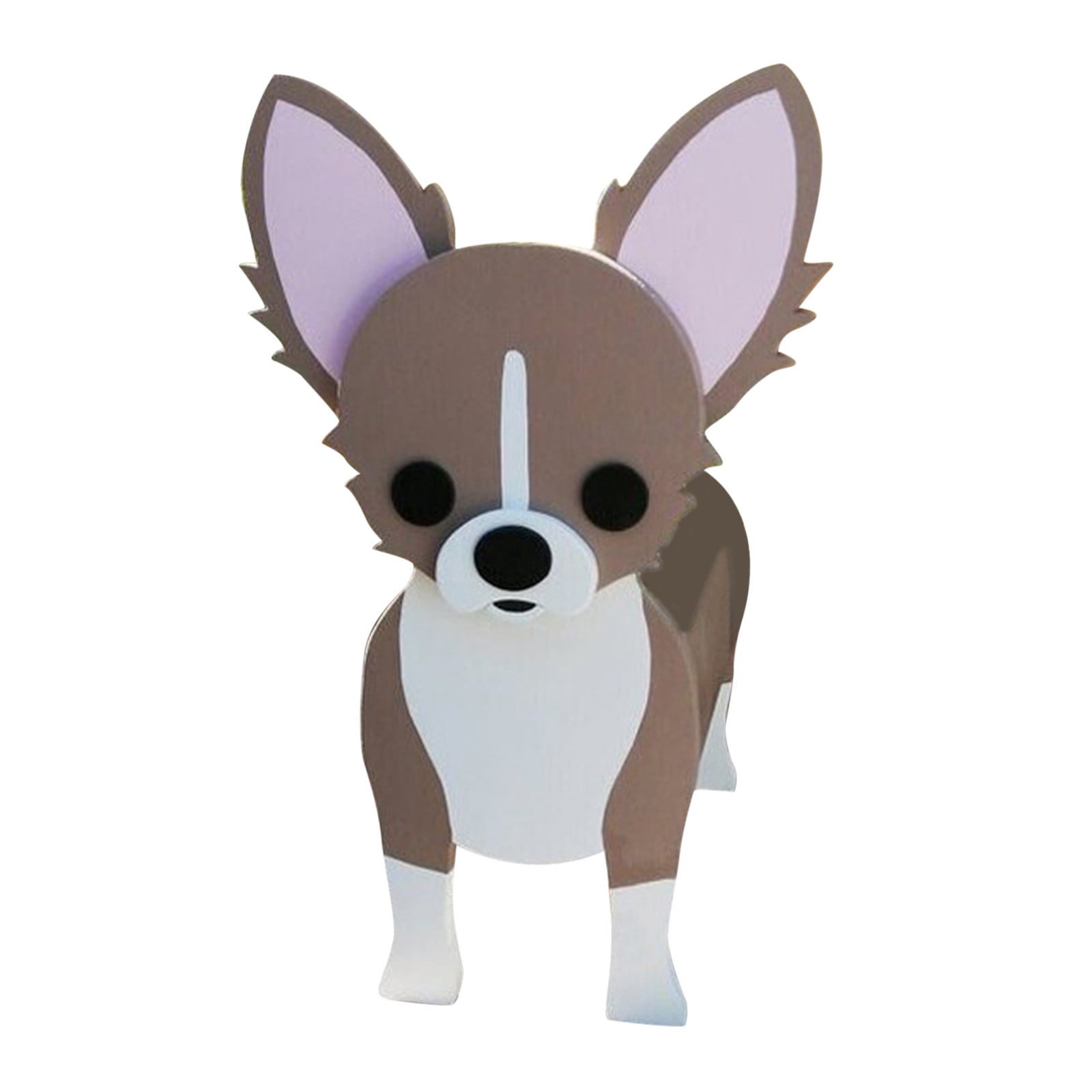 AUDeals Animal Shaped Flower Pot Dog Planter Cute Design Resin Planters ...