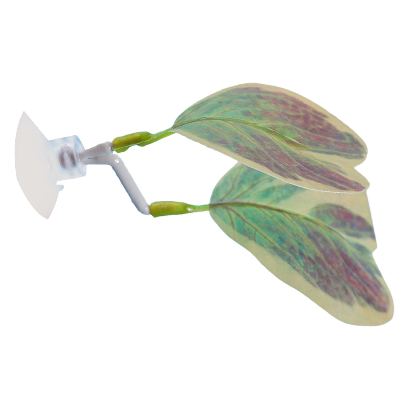 AUDeals Aquarium Leaf Rest Plastic Fish Tank Decor with Realistic ...