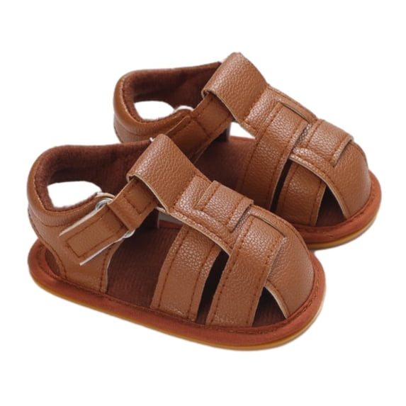 AUDeals Baby Boys Closed Toe Sandals Soft Non Slip Rubber Sole First ...