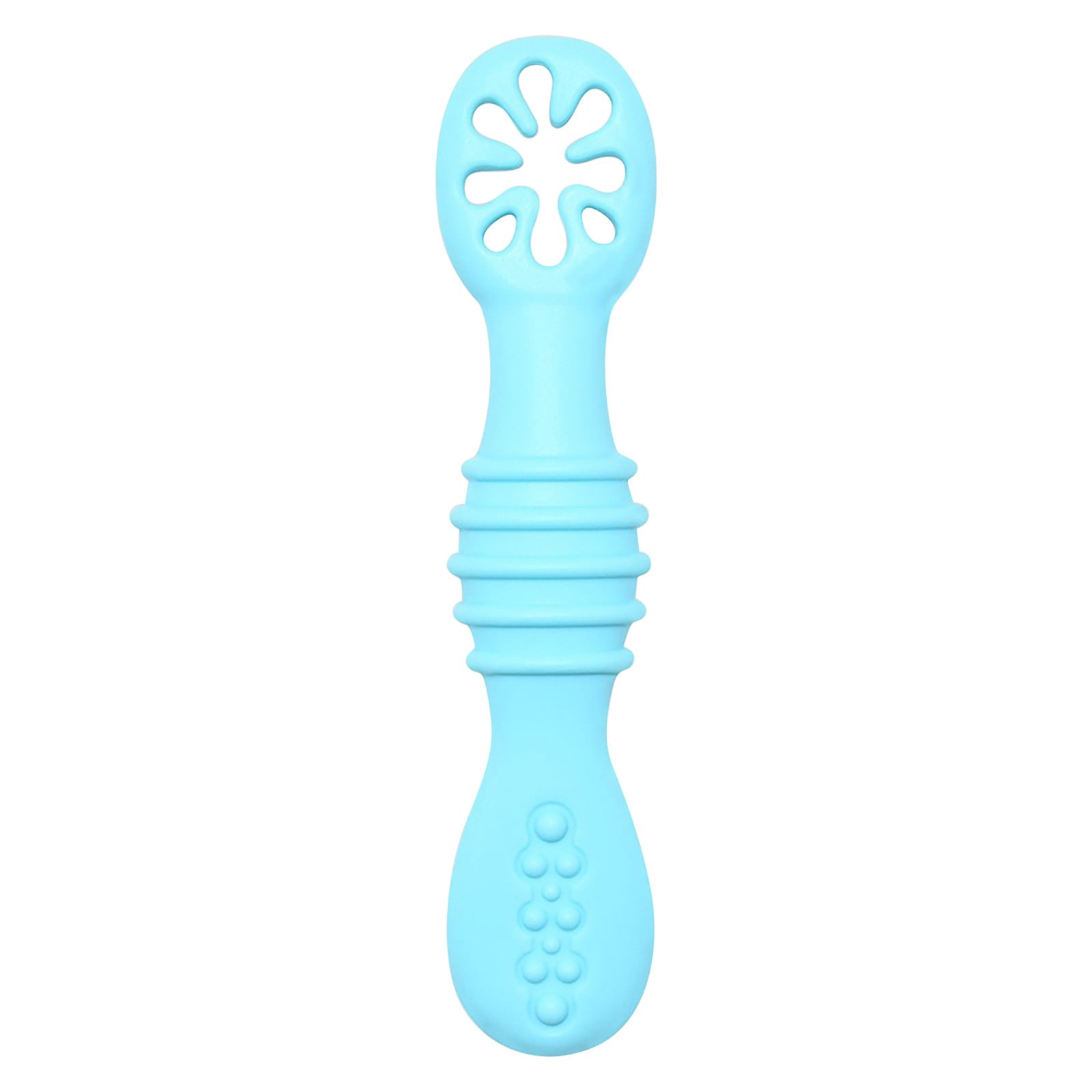 AUDeals ‌Baby Led Weaning Silicone Spoon and Fork Set with Adhesive ...