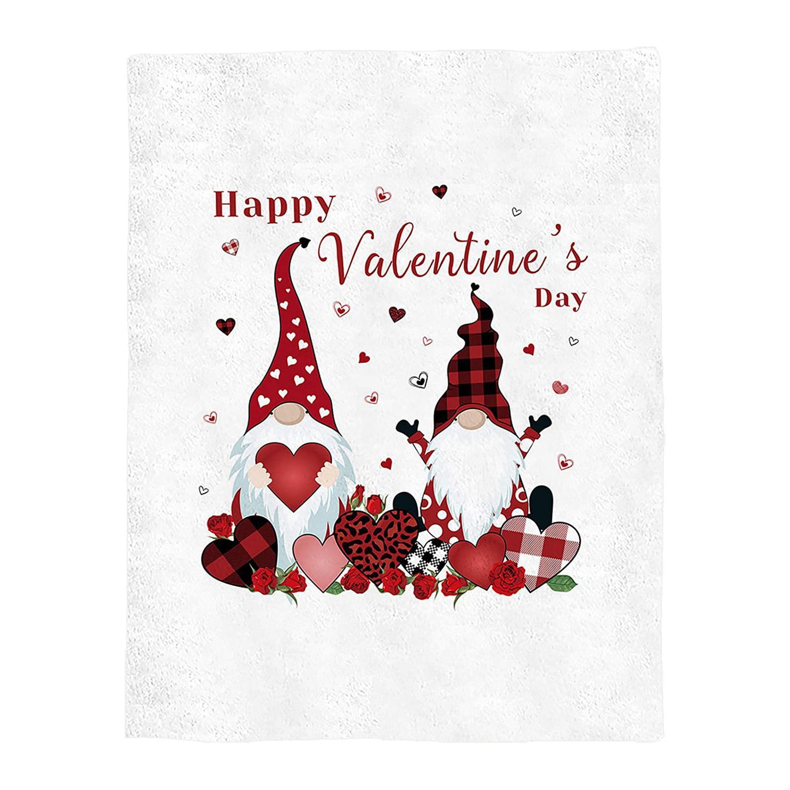 AUDeals Blanket Autumn Throw Blankets Warm Plush Printed Valentine's ...