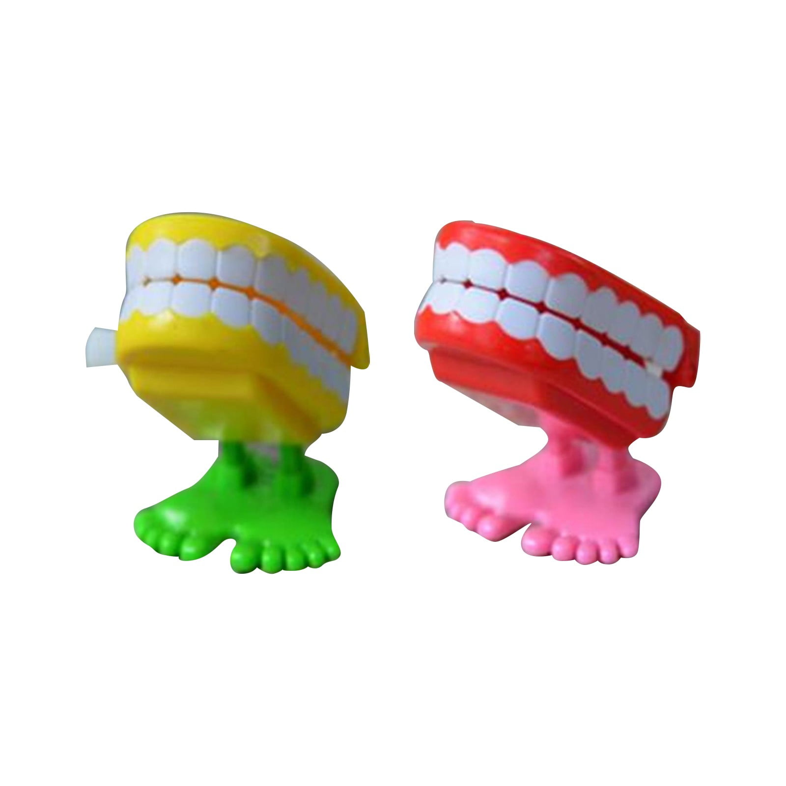 AUDeals ‌Chattering Teeth Walking Toy | Self-Propelled Joke Teeth with ...