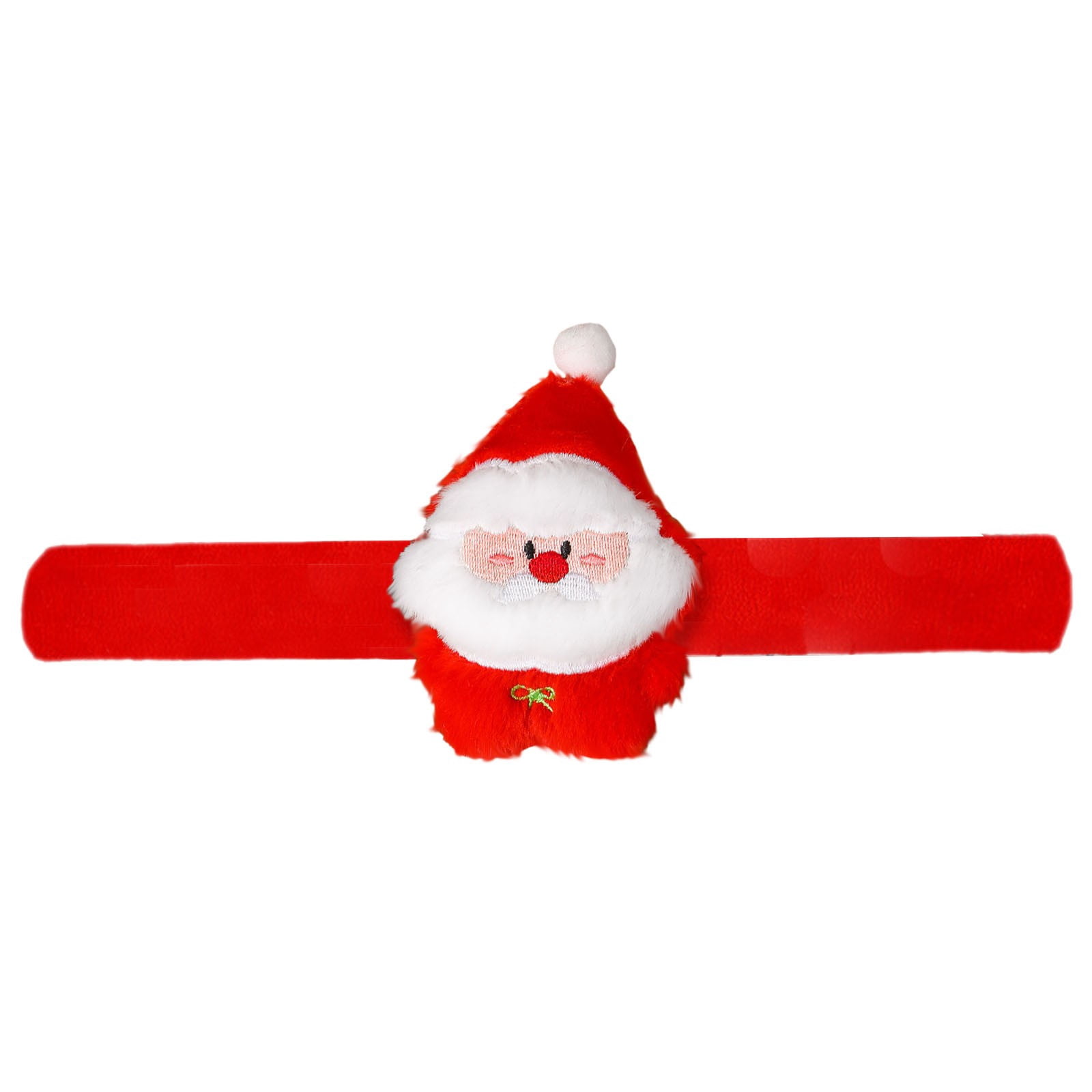 AUDeals ‌Christmas Stuffed Animal Slap Bracelets for Kids Plush ...