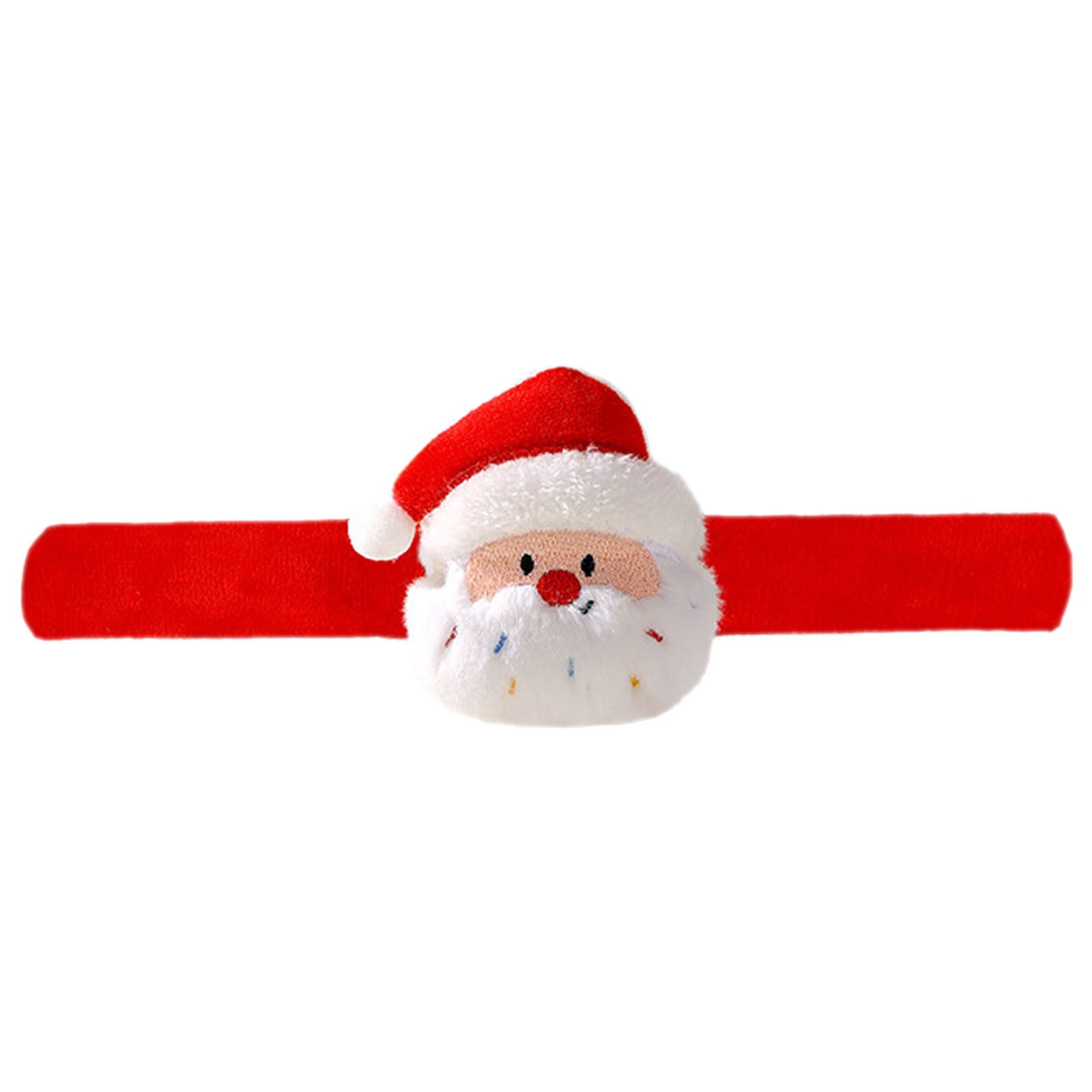 AUDeals ‌Christmas Stuffed Animal Slap Bracelets for Kids Plush ...