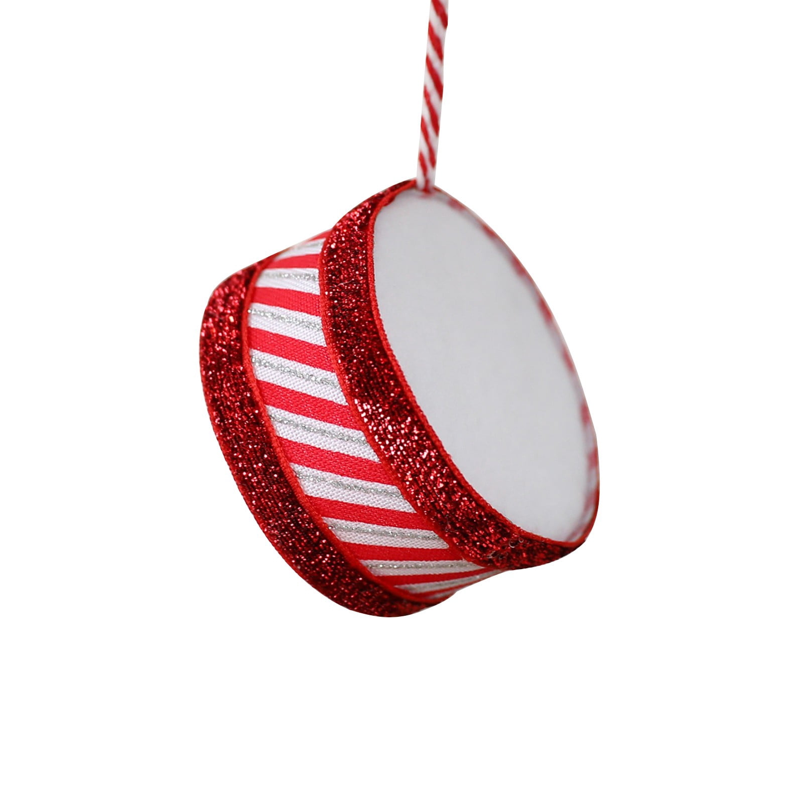 AUDeals ‌Christmas Tree Drum Ornaments Festive Holiday Decor Musical ...