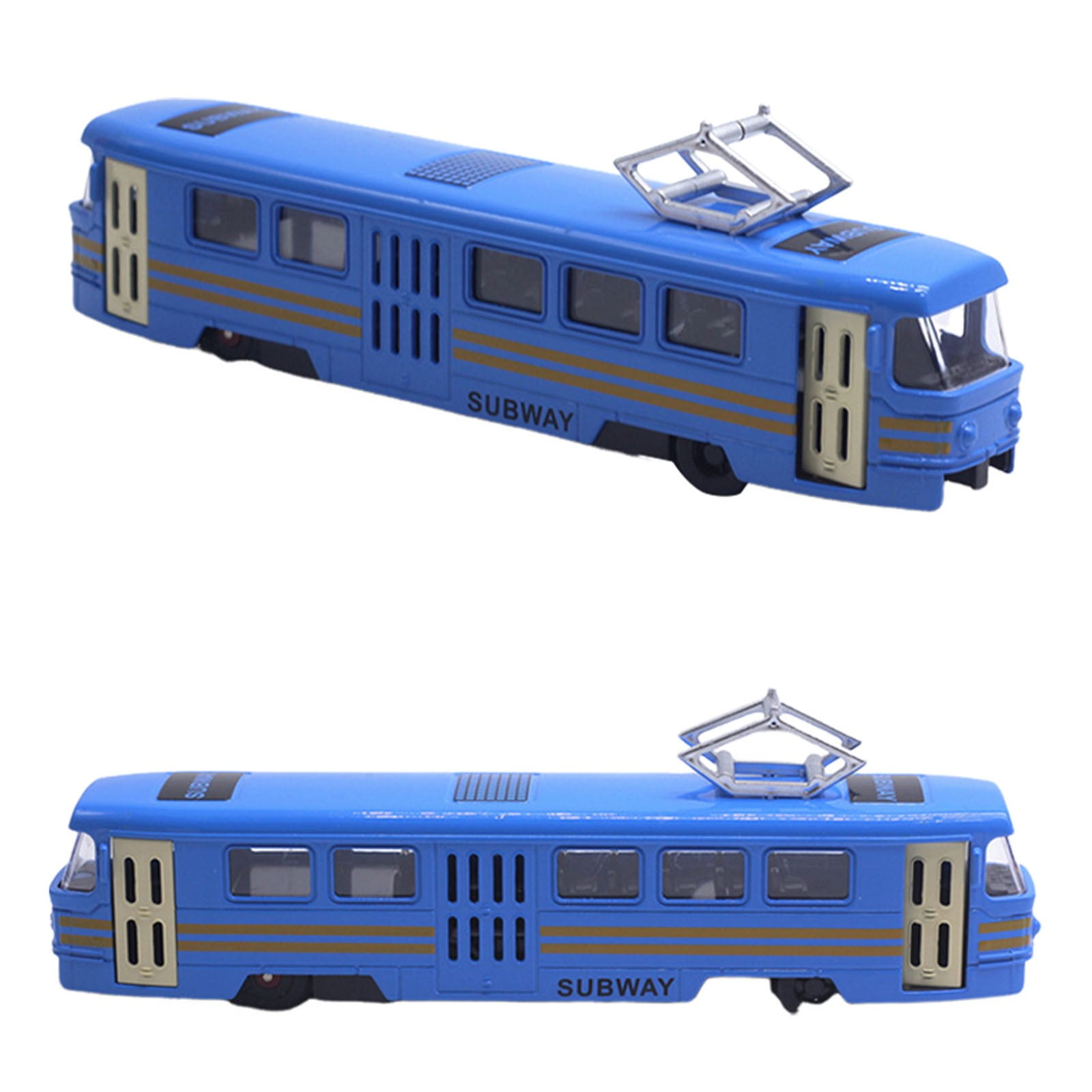AUDeals Alloy Bus Car Model Toy 1:32 Scale Openable Doors with Music ...