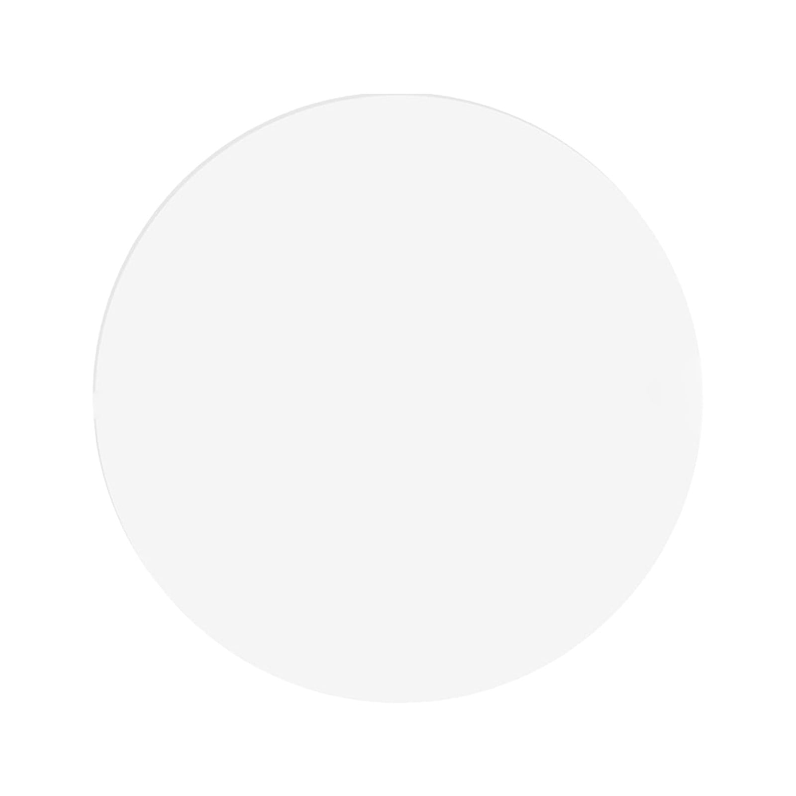 AUDeals Clear Acrylic Cake Disc Sheet Multi-Purpose Round Table Top ...