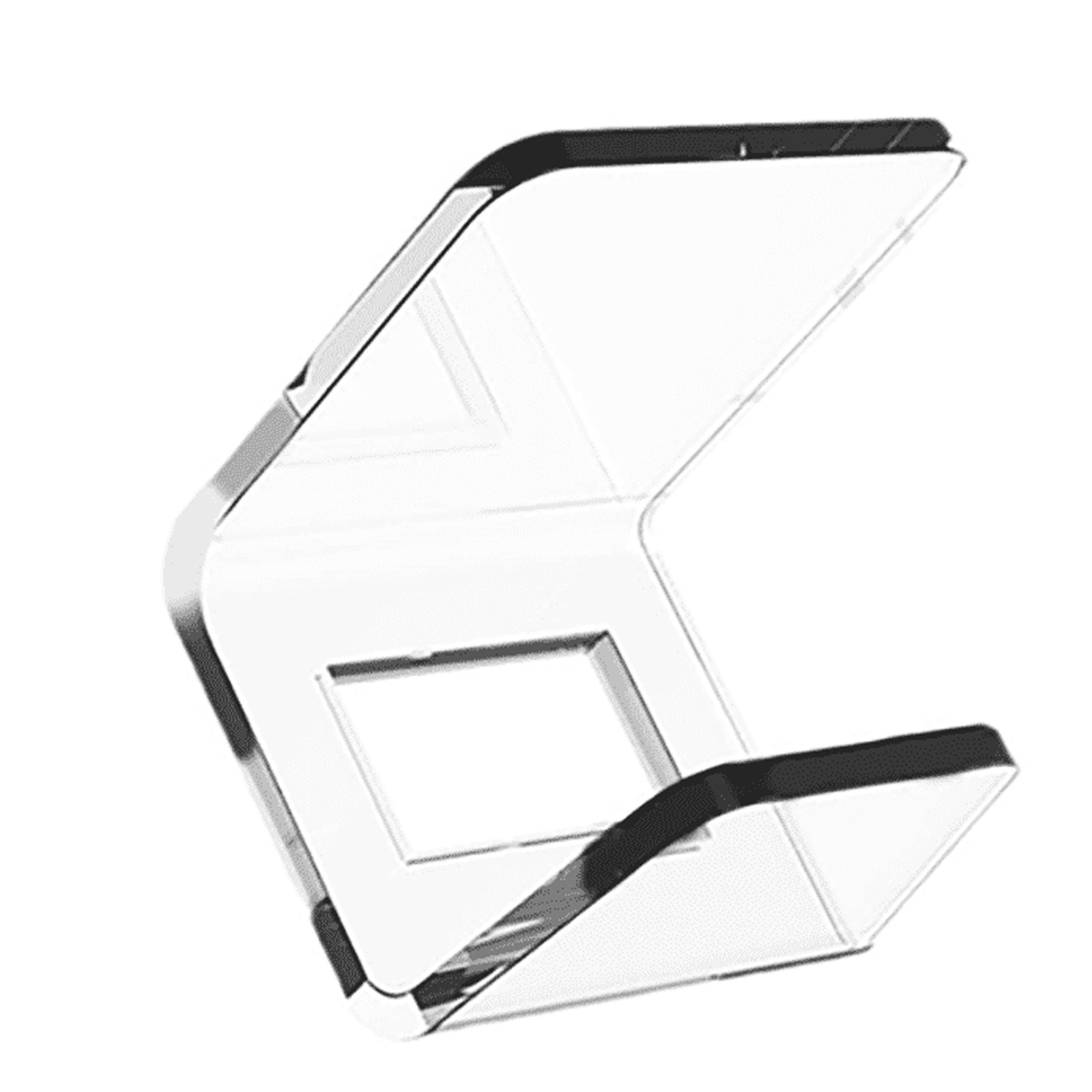 AUDeals Clear Acrylic Wall-Mounted Headphone Holder with Adhesive Glue ...